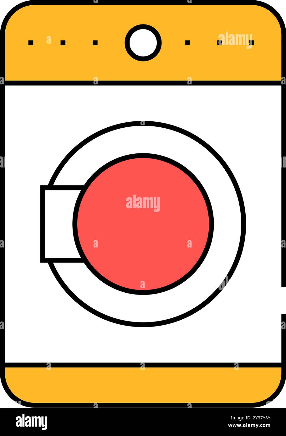 dryer machine icon color illustration Stock Vector Image & Art - Alamy