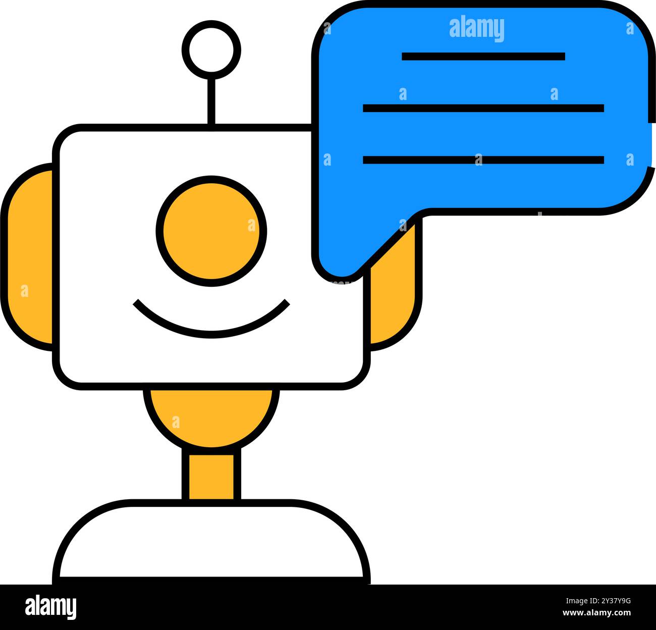 robot astronaut icon color illustration Stock Vector Image & Art - Alamy