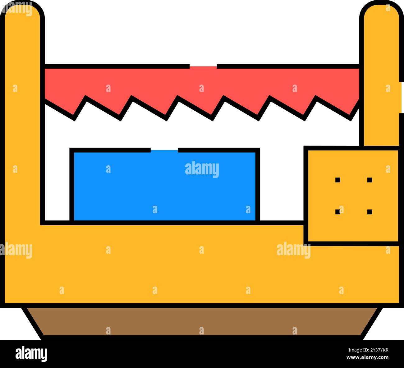 Laser sheet metal cutting machine Stock Vector Images - Alamy