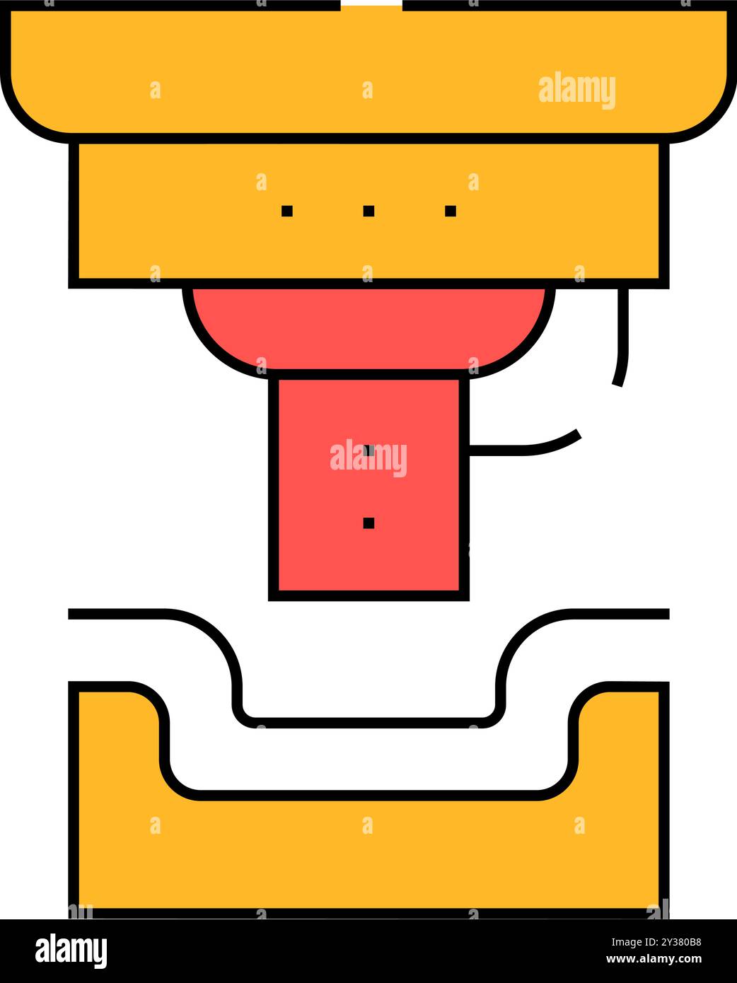 product stamping icon color illustration Stock Vector Image & Art - Alamy