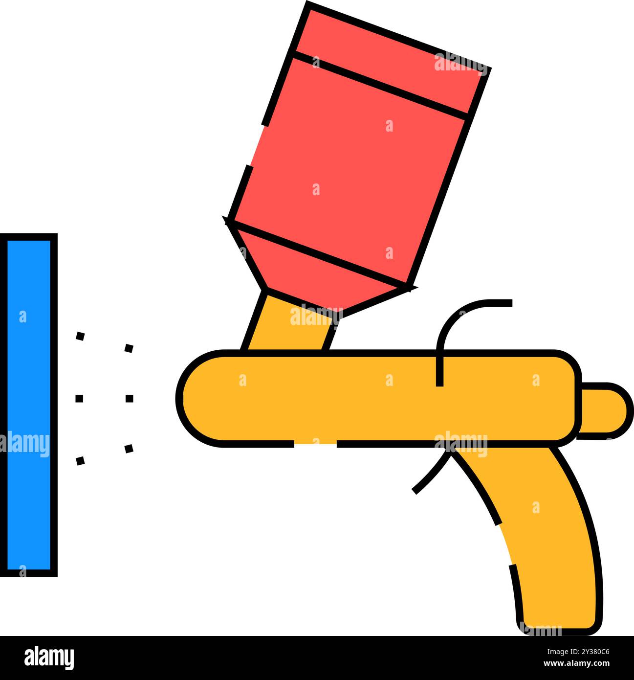 powder coating icon color illustration Stock Vector Image & Art - Alamy