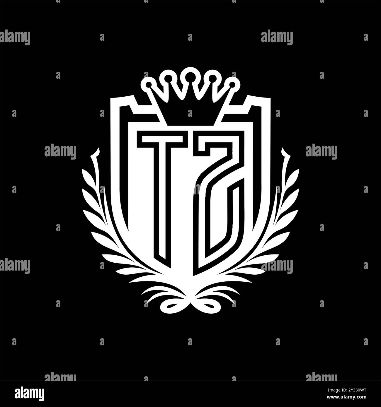 Letter tz logo hi-res stock photography and images - Alamy