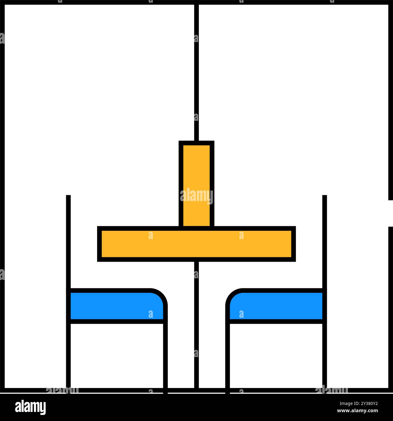 Prison building icon color Cut Out Stock Images & Pictures - Alamy