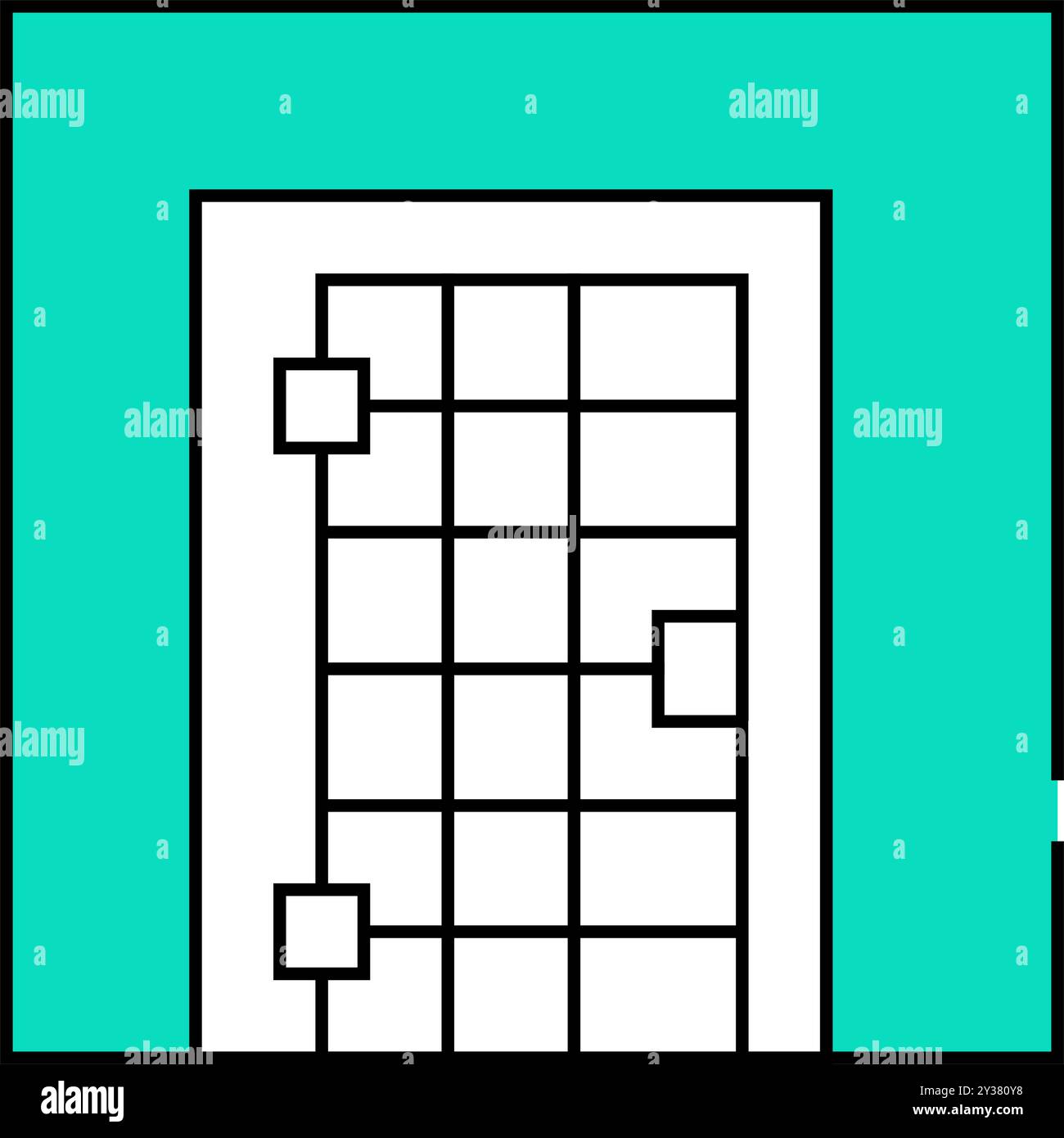 prison cell door icon color illustration Stock Vector Image & Art - Alamy