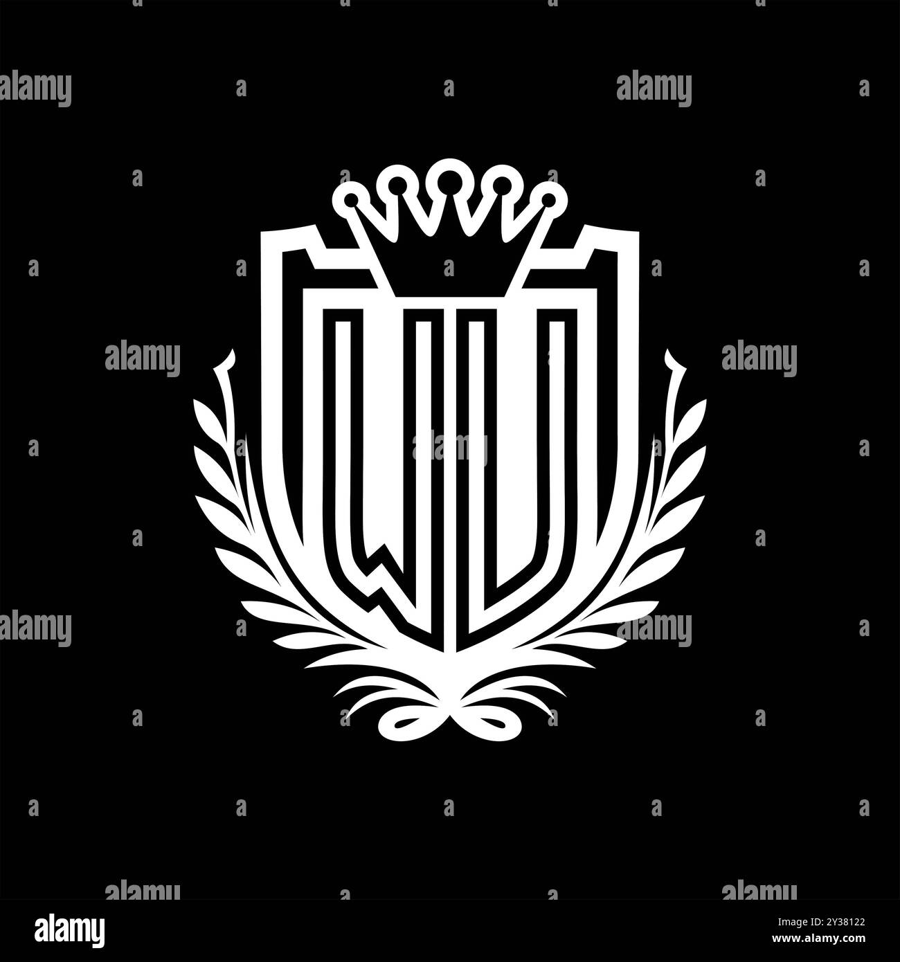 Wu modern logo hi-res stock photography and images - Alamy