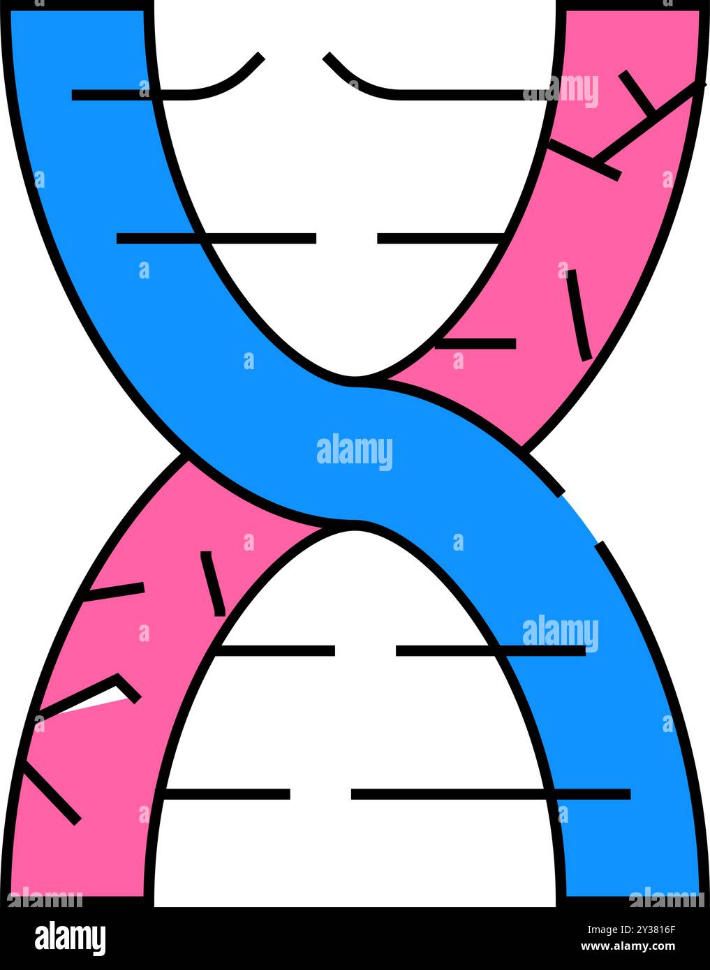 dna decay icon color illustration Stock Vector Image & Art - Alamy