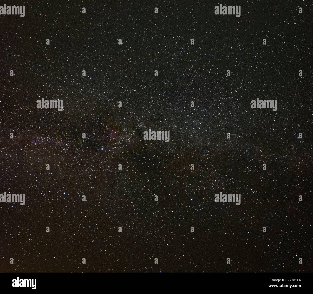 The milky way galaxy is shining brightly in the dark night sky, full of ...
