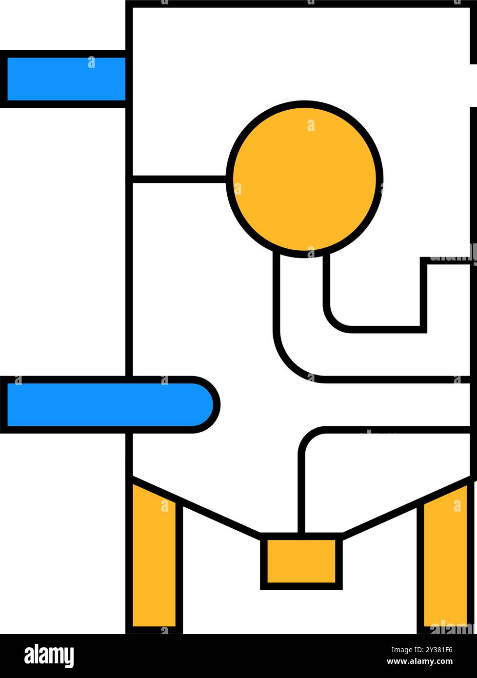 refiner equipment vector symbol illustration icon color illustration ...