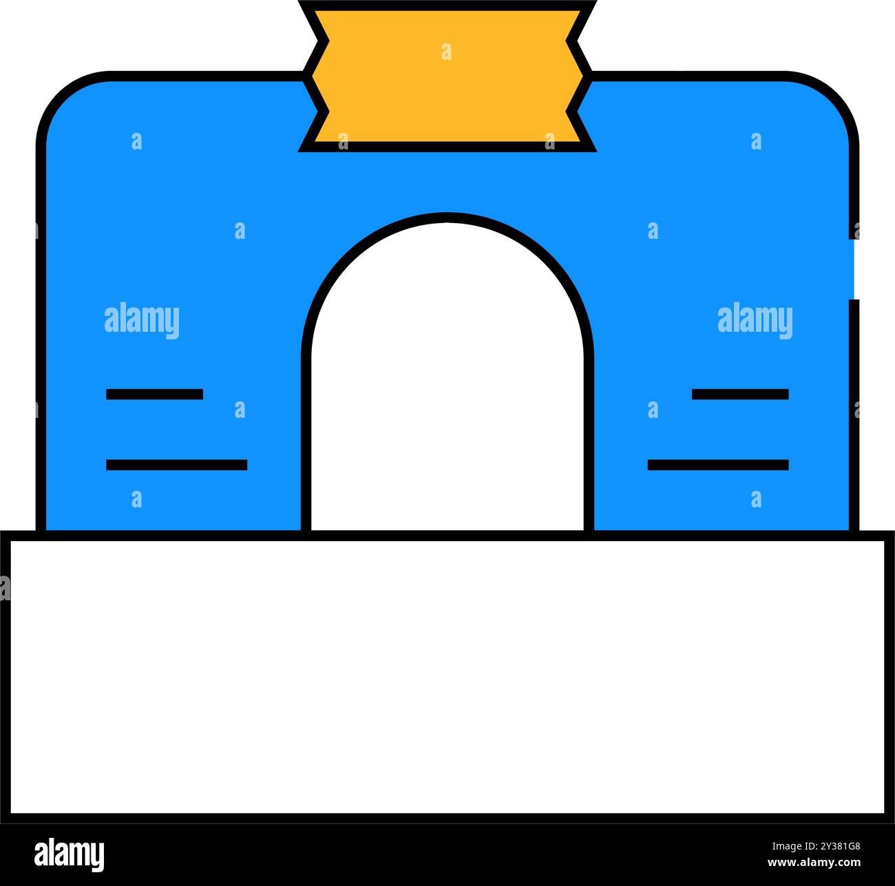 brokerage office icon color illustration Stock Vector Image & Art - Alamy