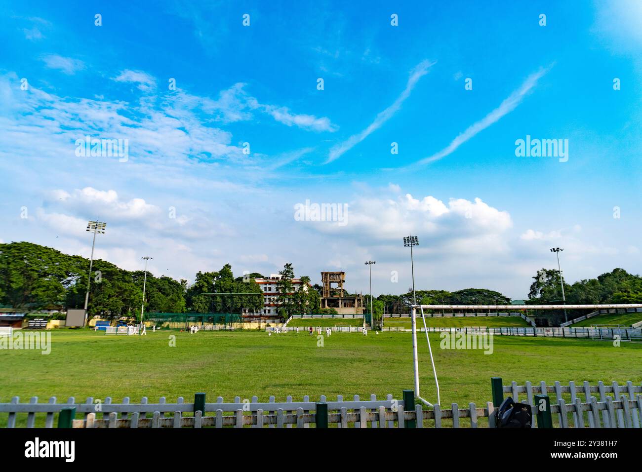 Cricket stadium grass hi-res stock photography and images - Alamy