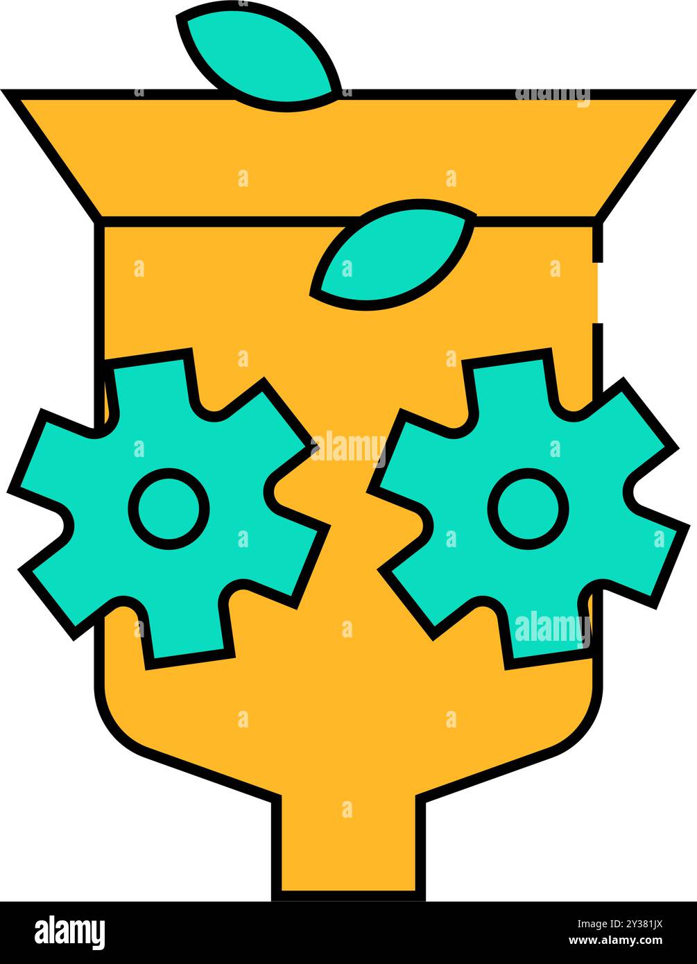 crusher equipment vector symbol illustration icon color illustration ...