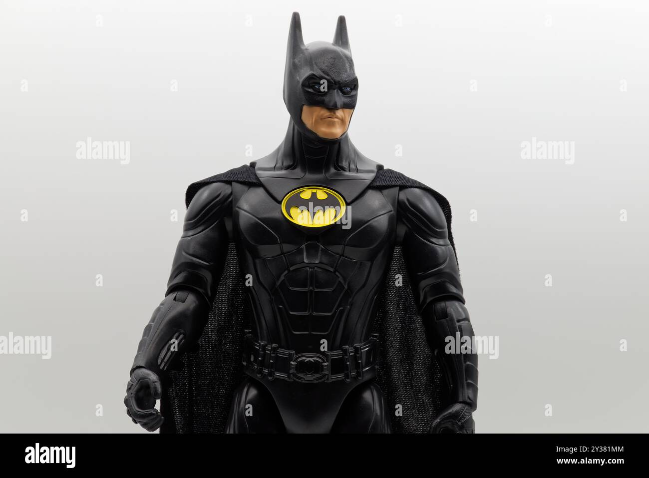 Batman action figure isolated on white background. The Flash movie ...