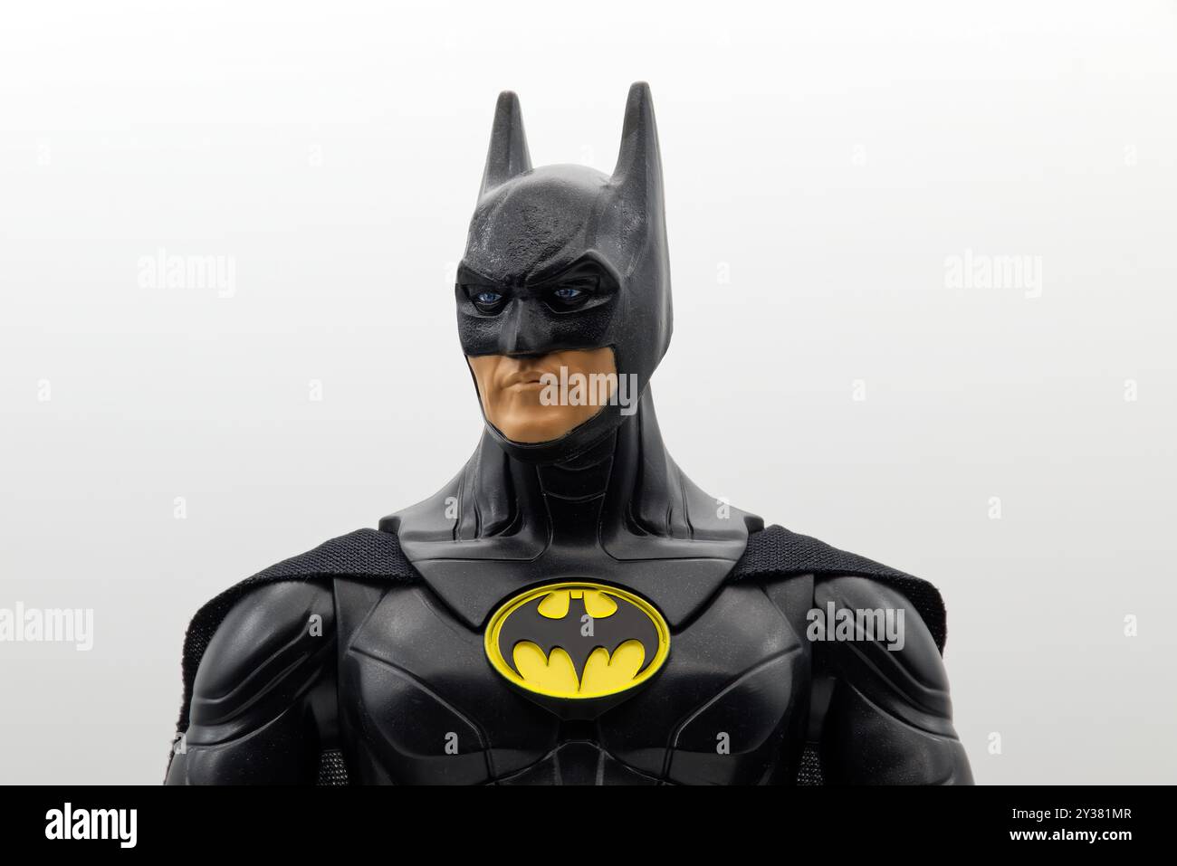 Batman action figure isolated on white. The Flash movie Stock Photo - Alamy