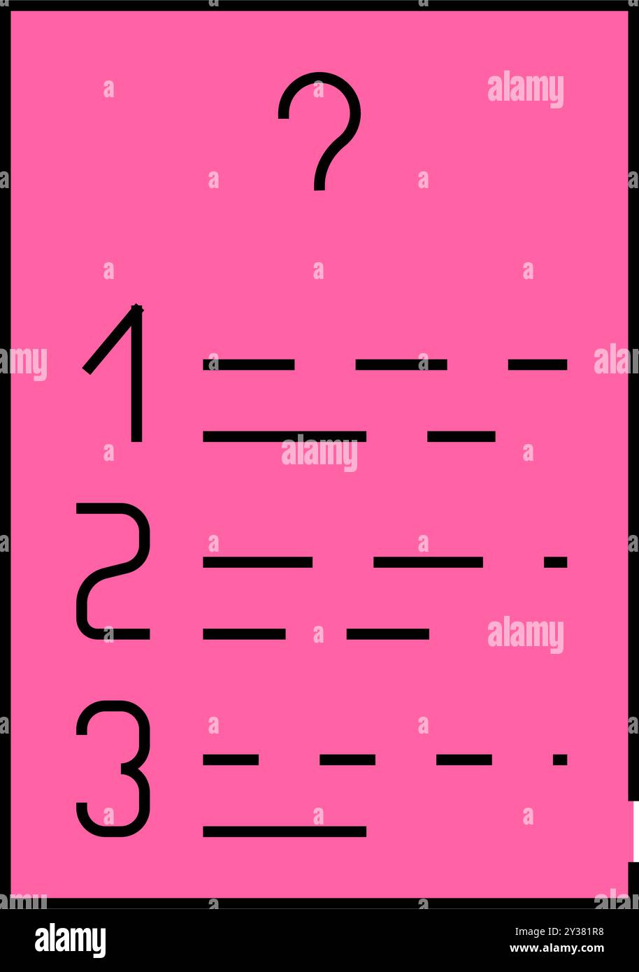 questions list sign icon color illustration Stock Vector Image & Art ...