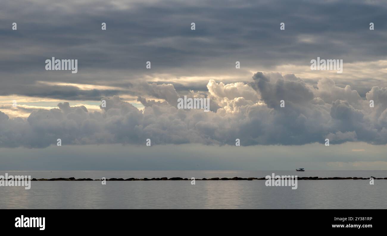 Fishing boat sailing under hi-res stock photography and images - Alamy
