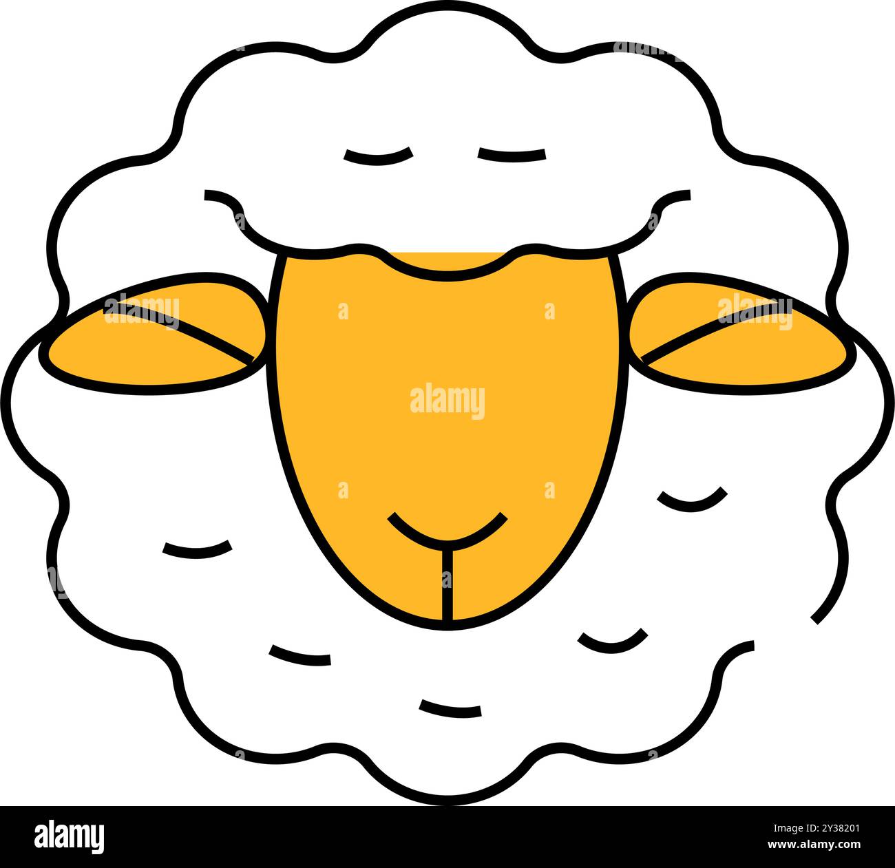 dolly sheep clone icon color illustration Stock Vector Image & Art - Alamy
