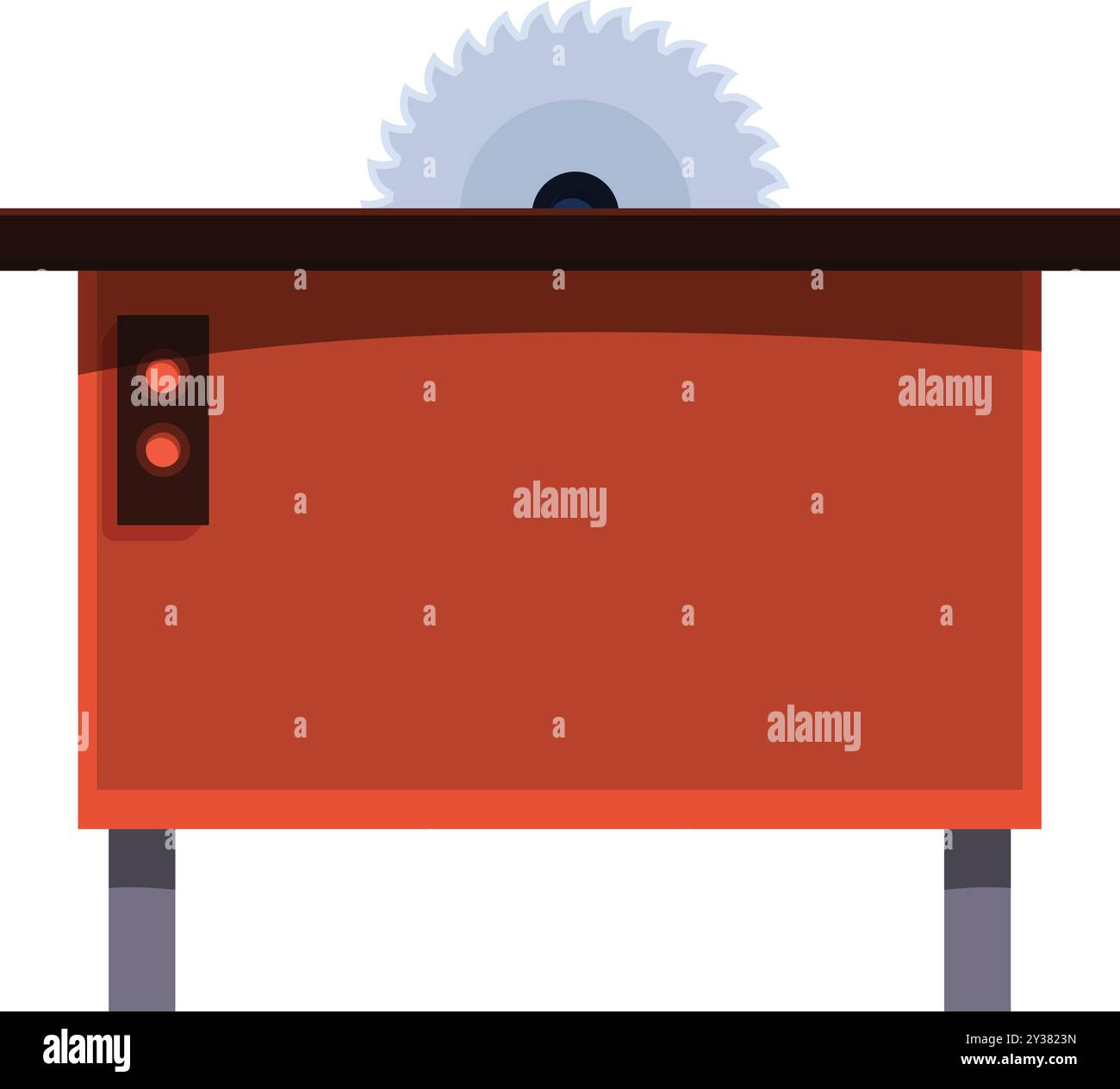 Cutting wood on machine Stock Vector Images - Alamy