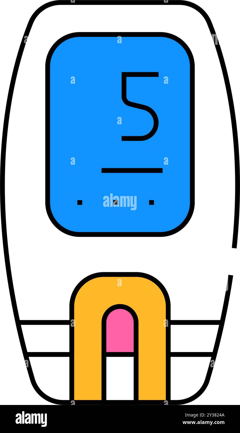 lactate control tool icon color illustration Stock Vector Image & Art ...