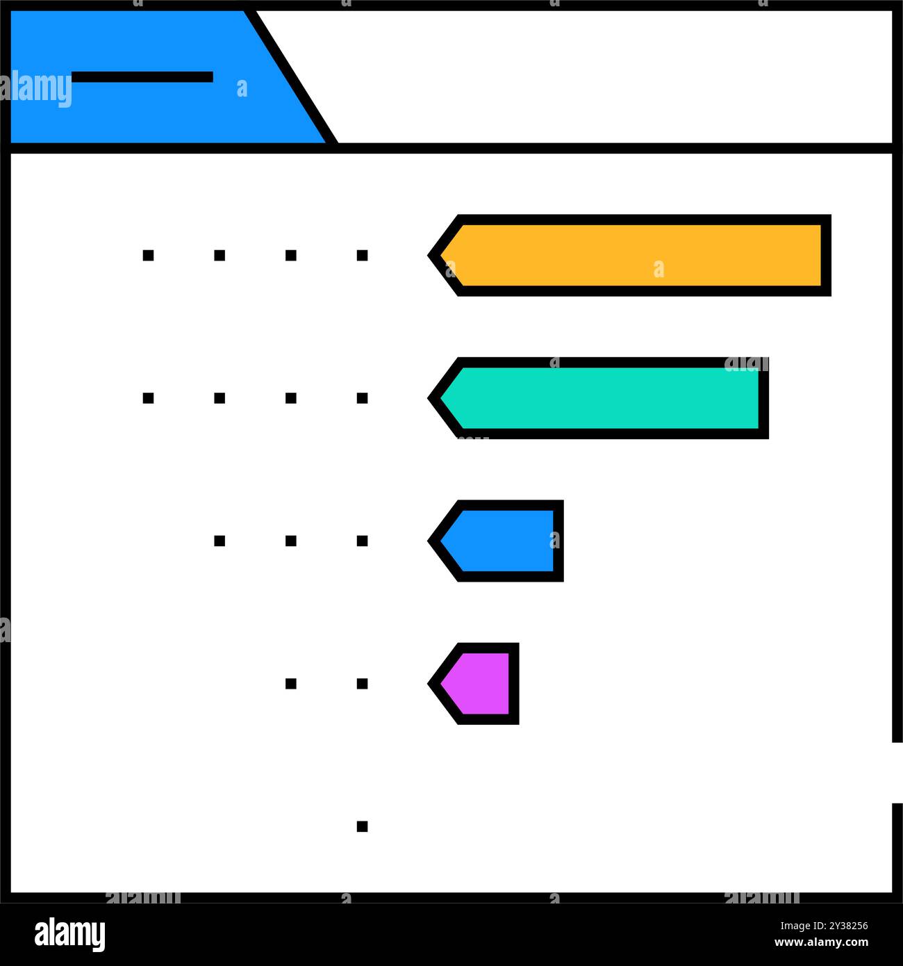 review statistics icon color illustration Stock Vector Image & Art - Alamy
