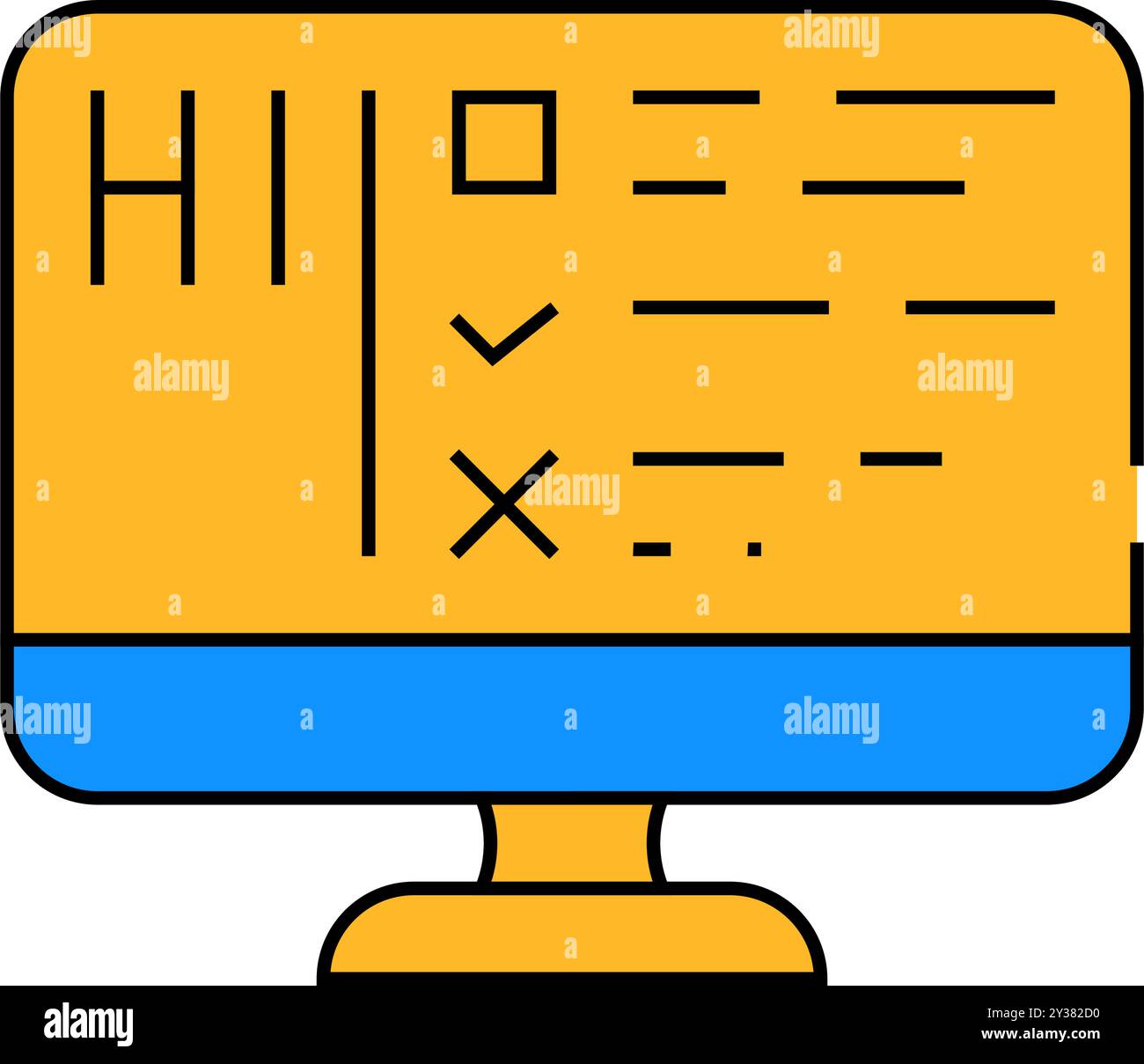 turing test icon color illustration Stock Vector Image & Art - Alamy