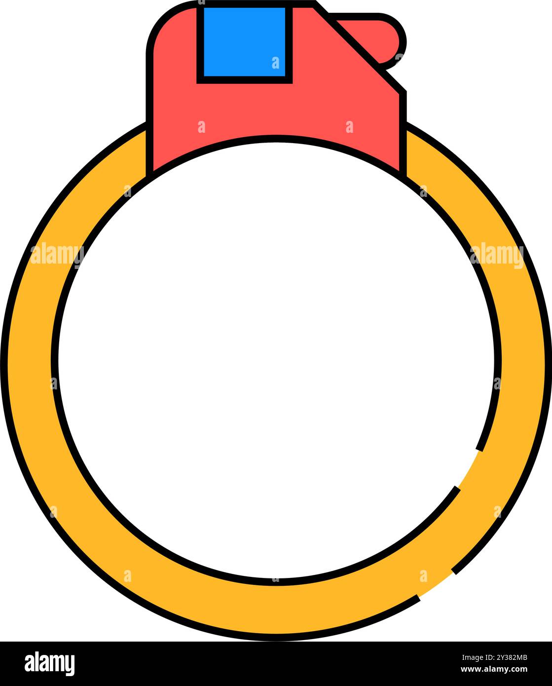 circometer measuring equipment icon color illustration Stock Vector ...