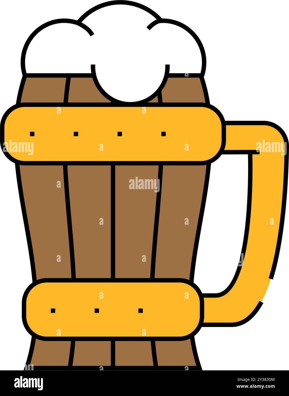 beer cup icon color illustration Stock Vector Image & Art - Alamy