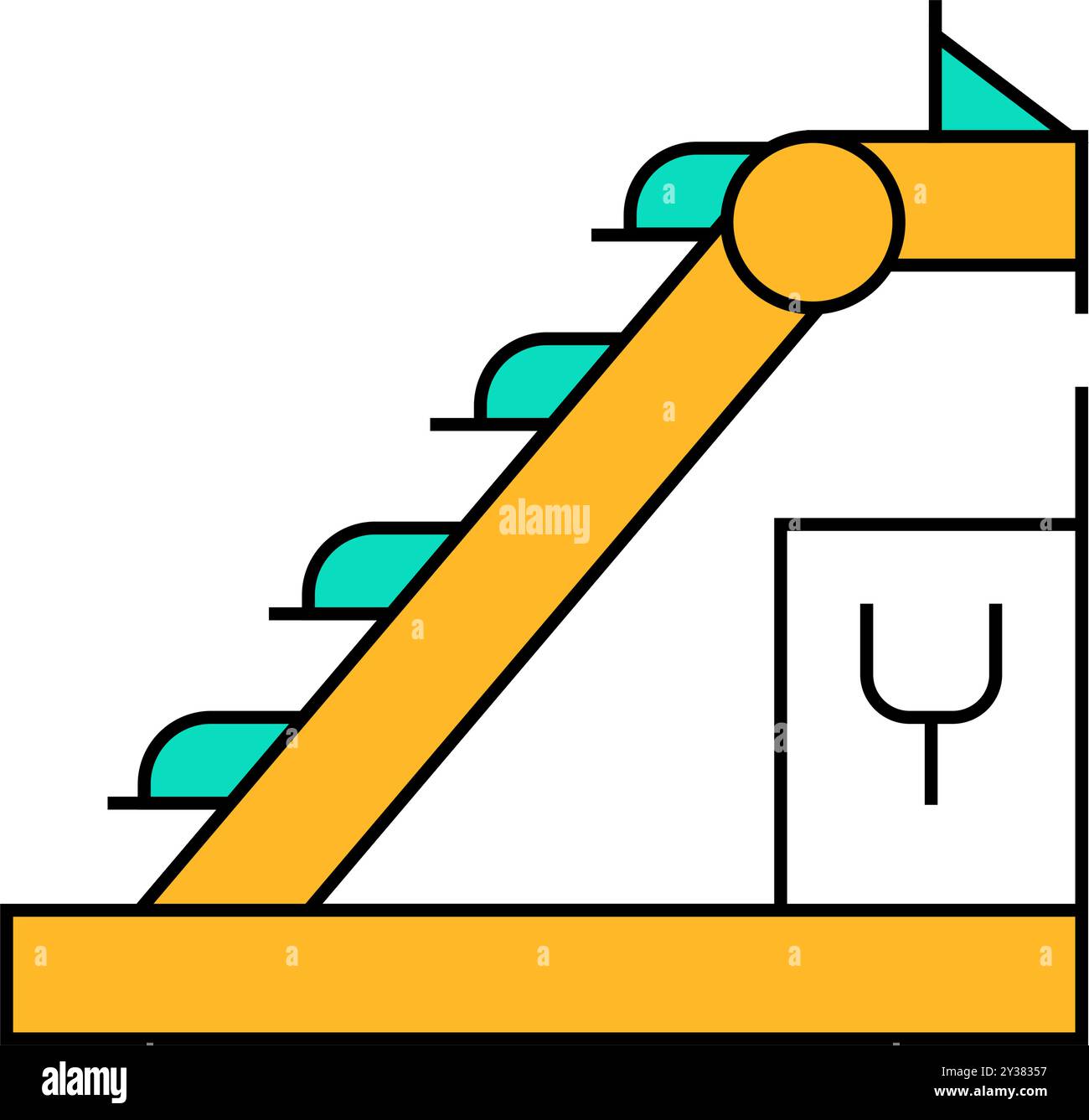 sorting vector symbol illustration icon color illustration Stock Vector ...