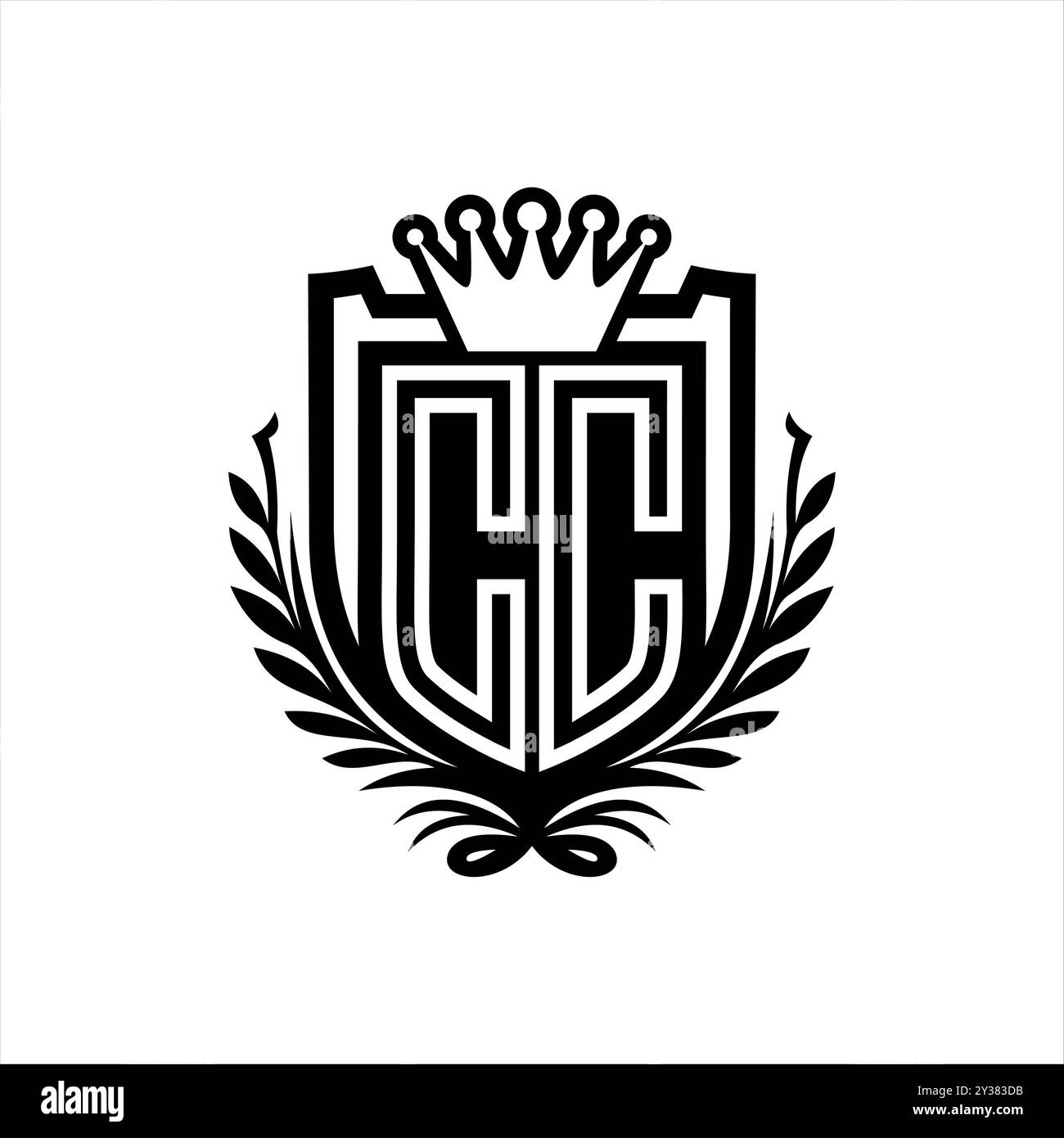 Letter cc logo hi-res stock photography and images - Alamy