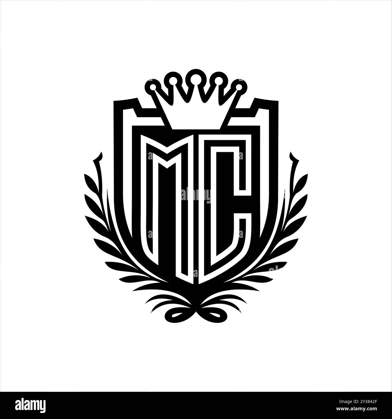 Mc logo Black and White Stock Photos & Images - Alamy