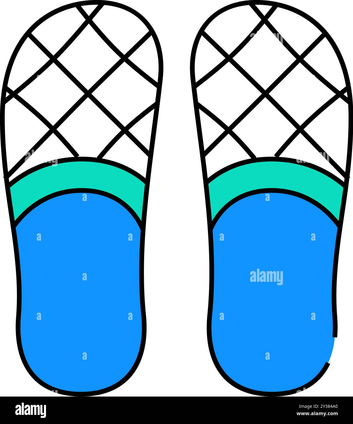slippers shoes sign icon color illustration Stock Vector Image & Art ...