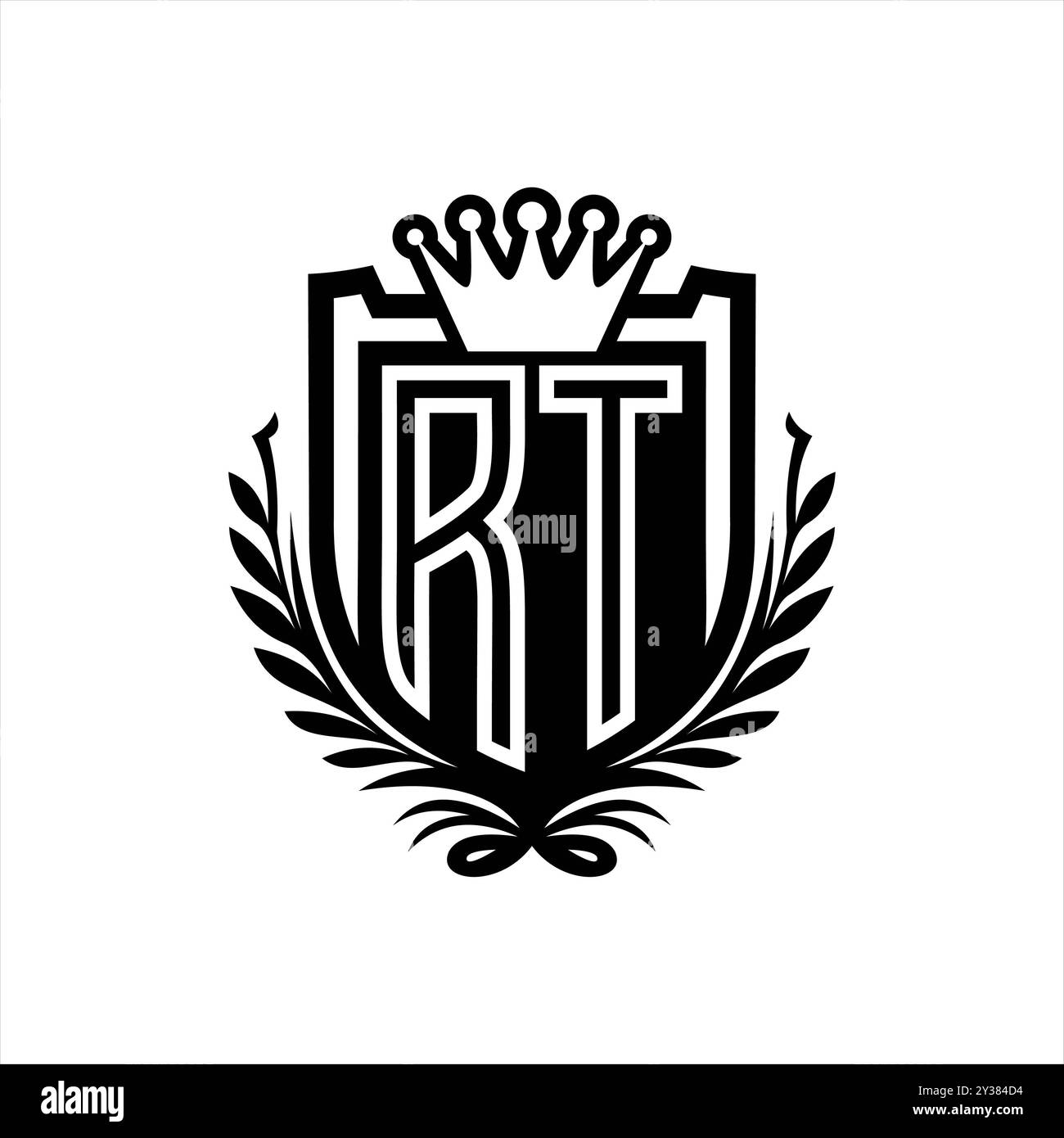 Rt letter logo hi-res stock photography and images - Alamy