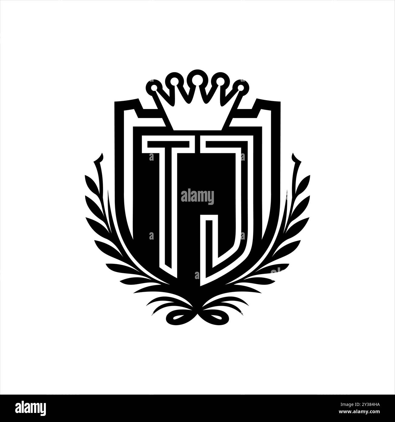 Tj logo design hi-res stock photography and images - Alamy