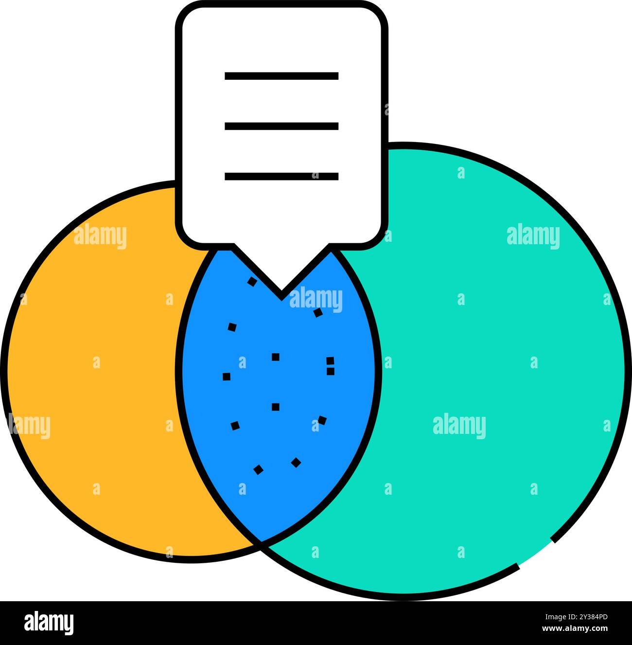 circle of relationships icon color illustration Stock Vector Image ...