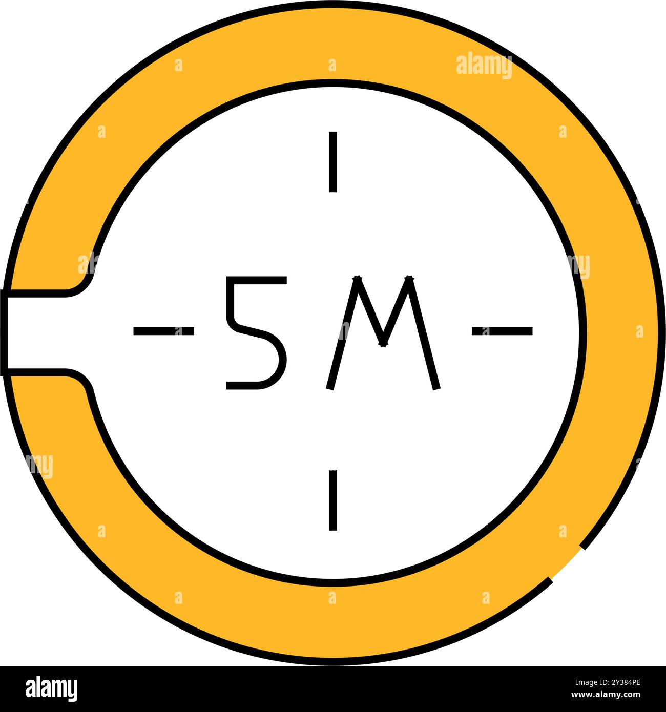 picket measuring tool icon color illustration Stock Vector Image & Art ...