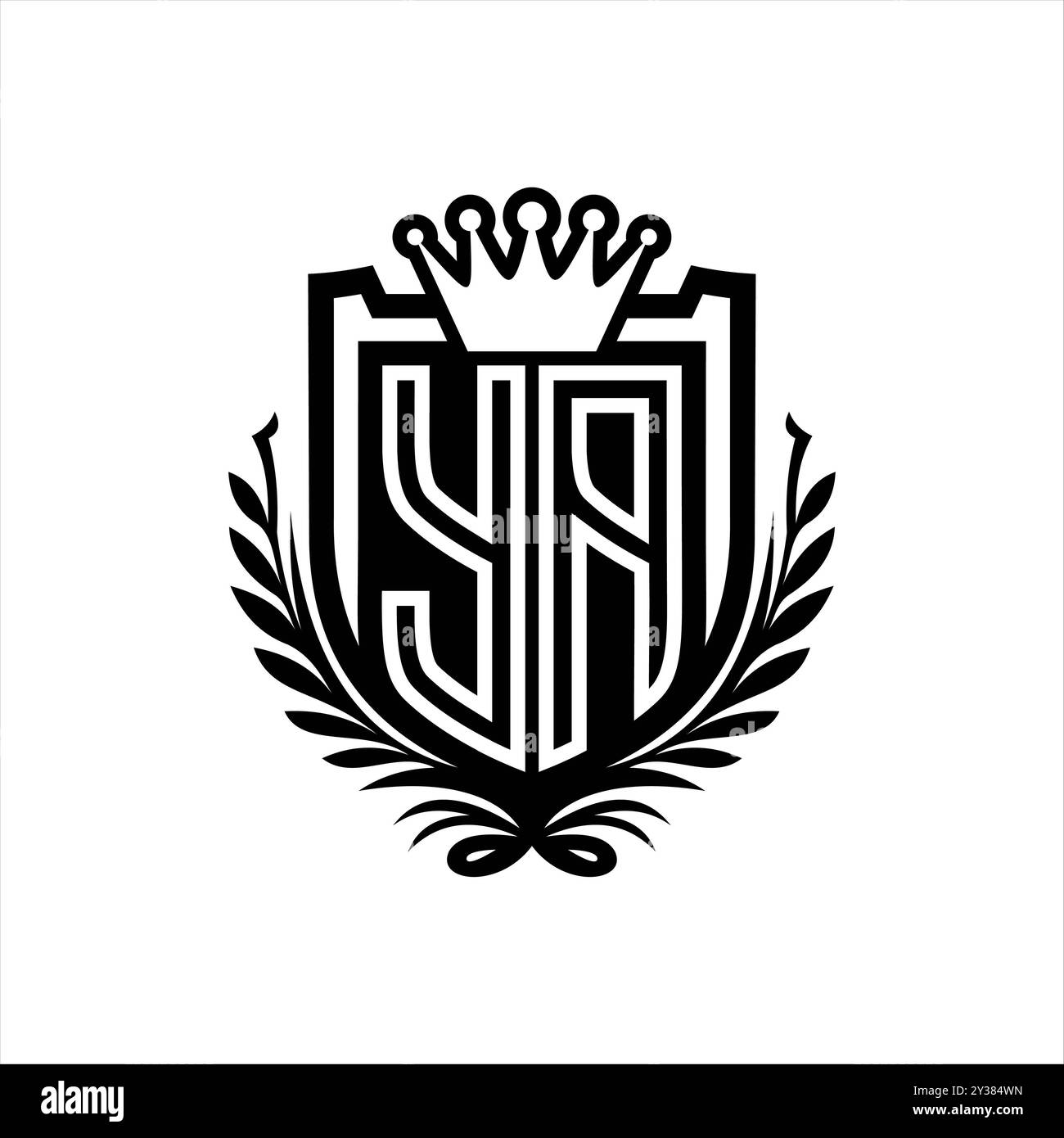 Ya logo design hi-res stock photography and images - Alamy