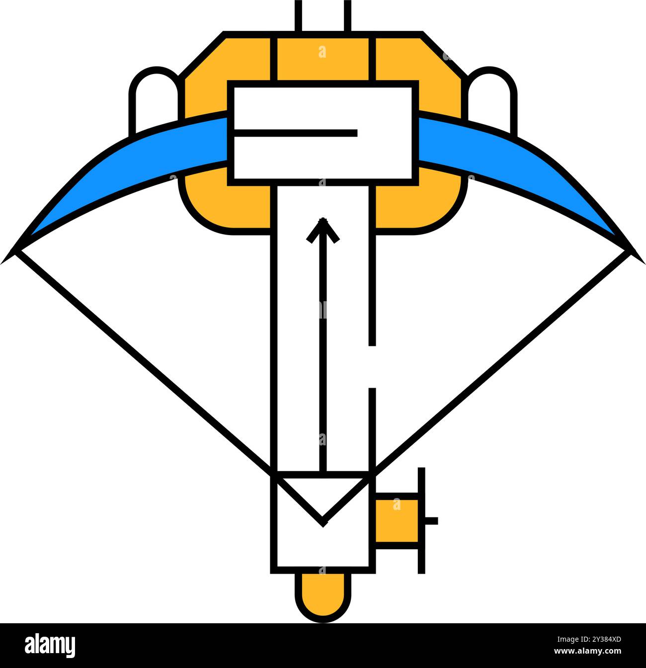 Ballista Crossbow Icon Color Illustration Stock Vector Image And Art Alamy