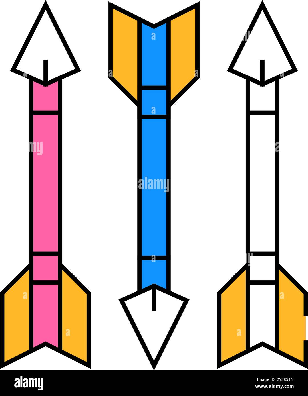 arrows bolts icon color illustration Stock Vector Image & Art - Alamy