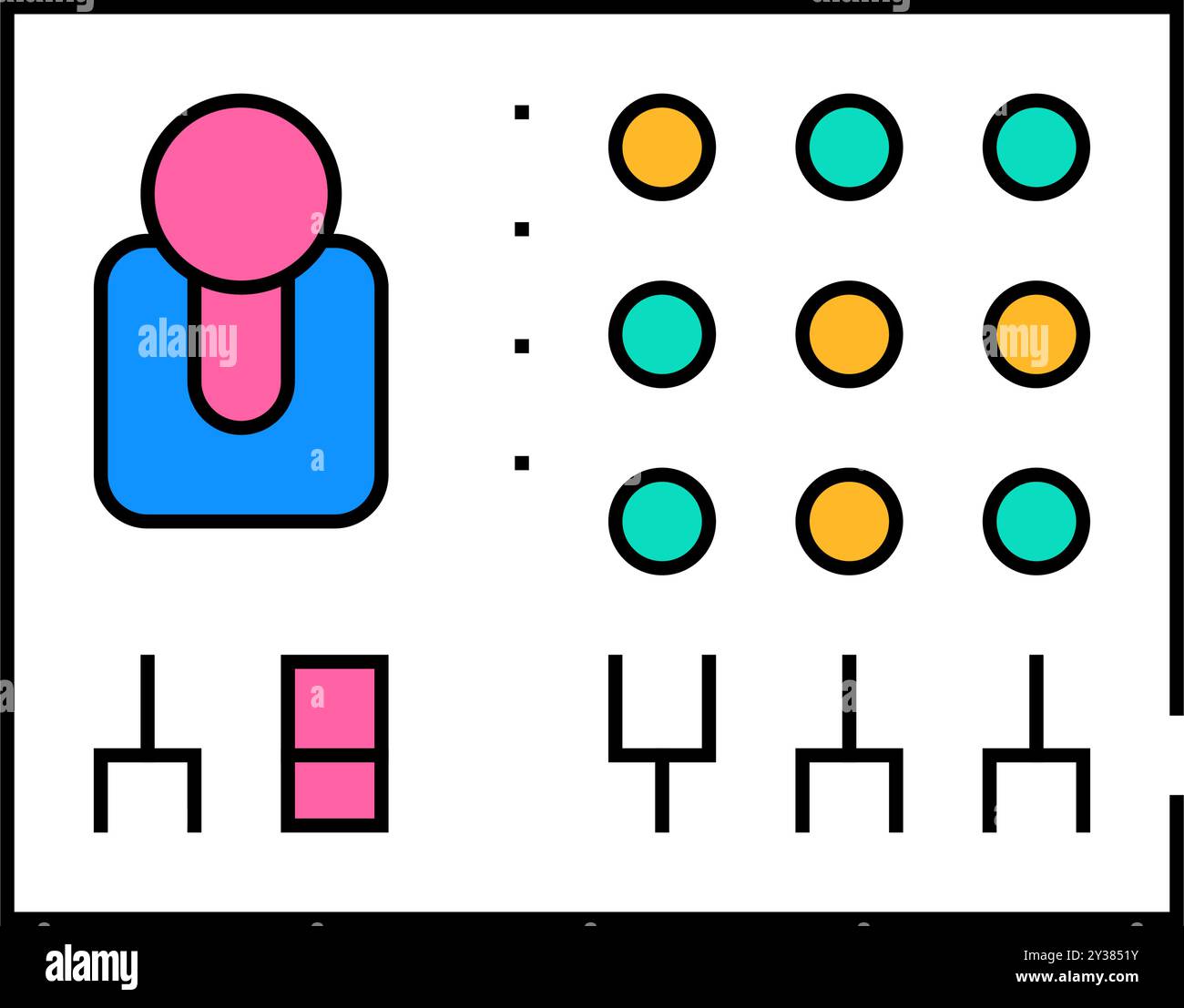 remote controle sign icon color illustration Stock Vector Image & Art ...