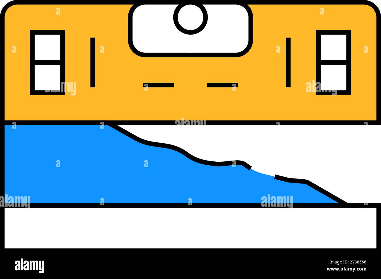 building level icon color illustration Stock Vector Image & Art - Alamy