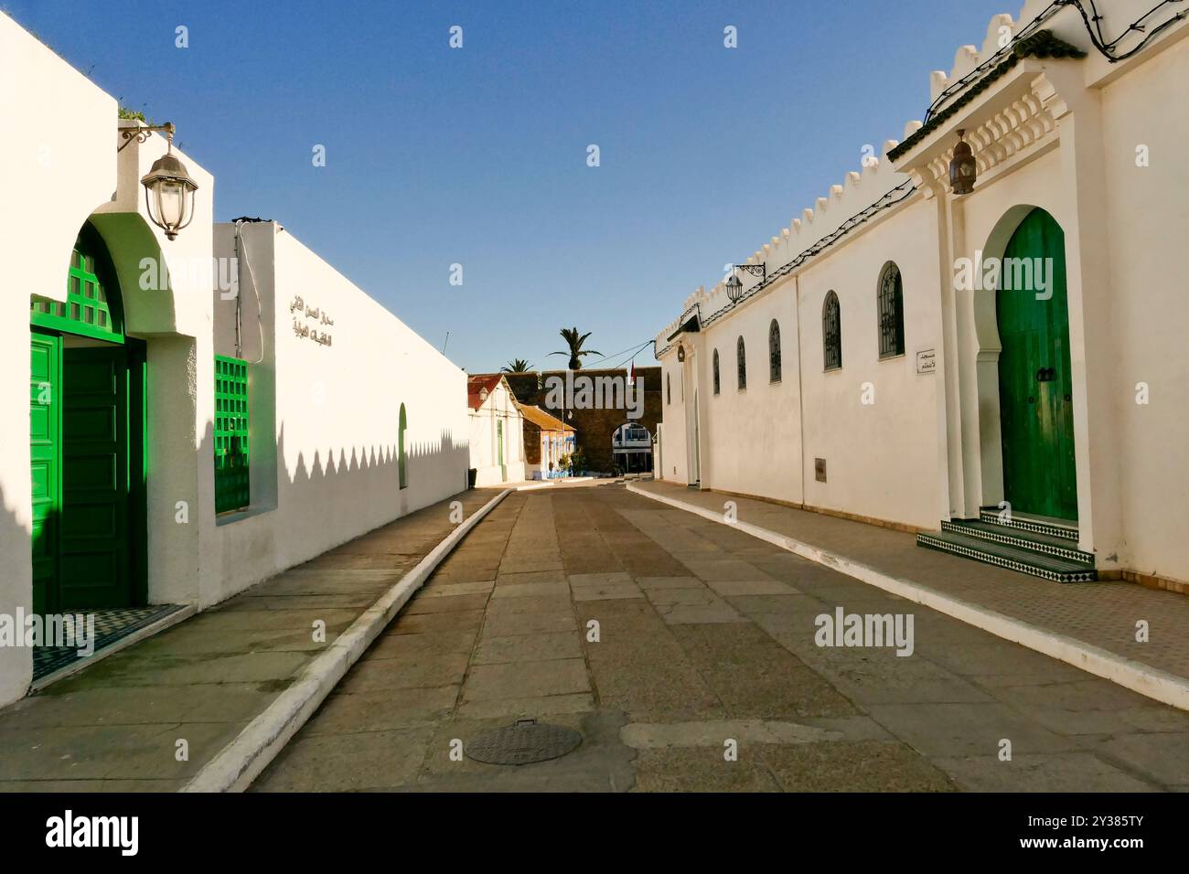 the fortified city of Asilah, on the northwestern tip of Morocco, 42 ...