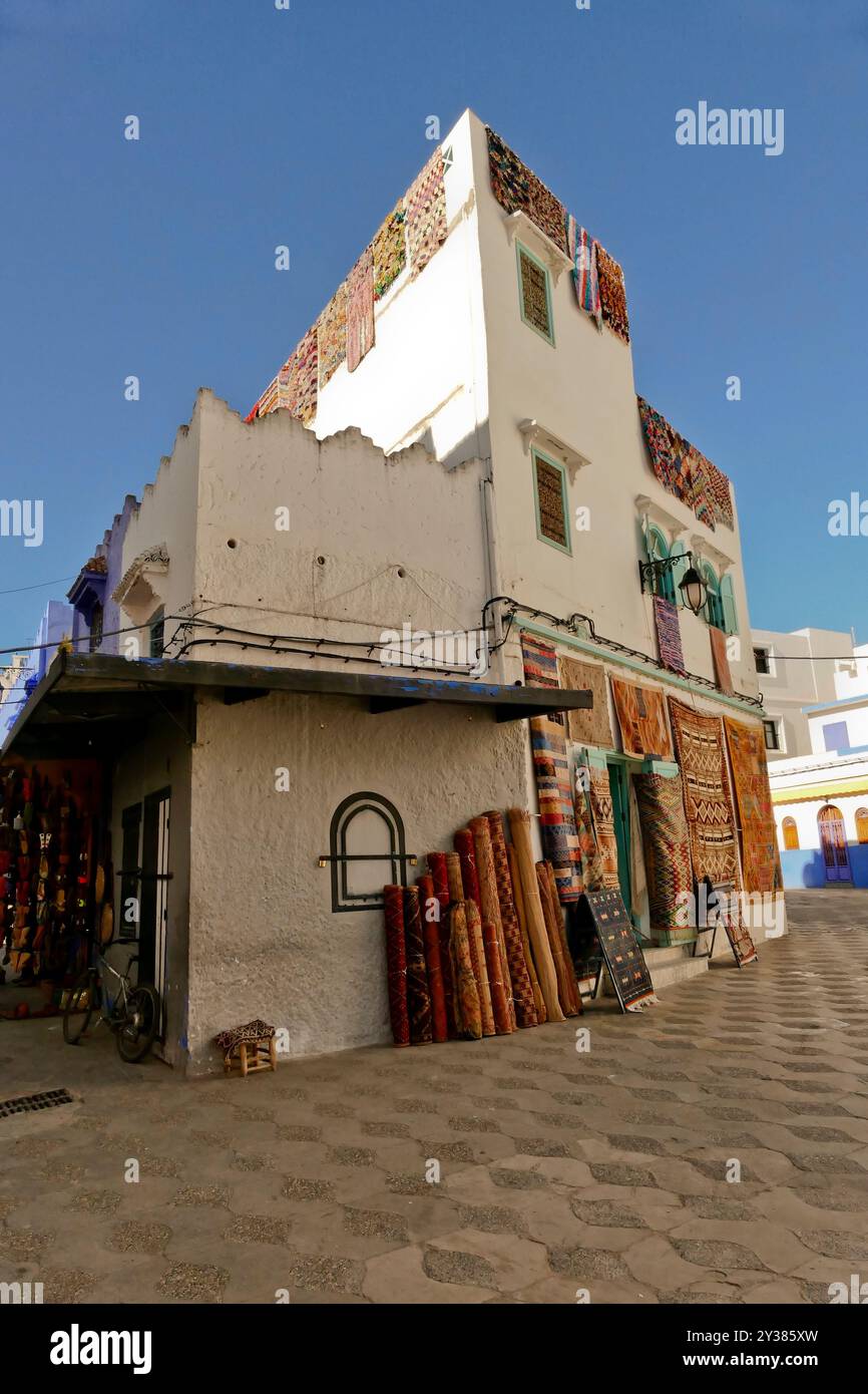 the fortified city of Asilah, on the northwestern tip of Morocco, 42 ...