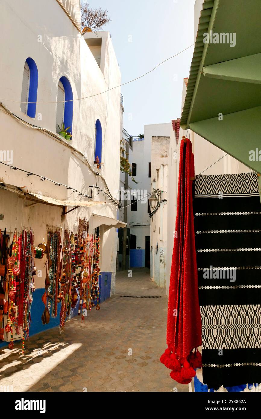 the fortified city of Asilah, on the northwestern tip of Morocco, 42 ...