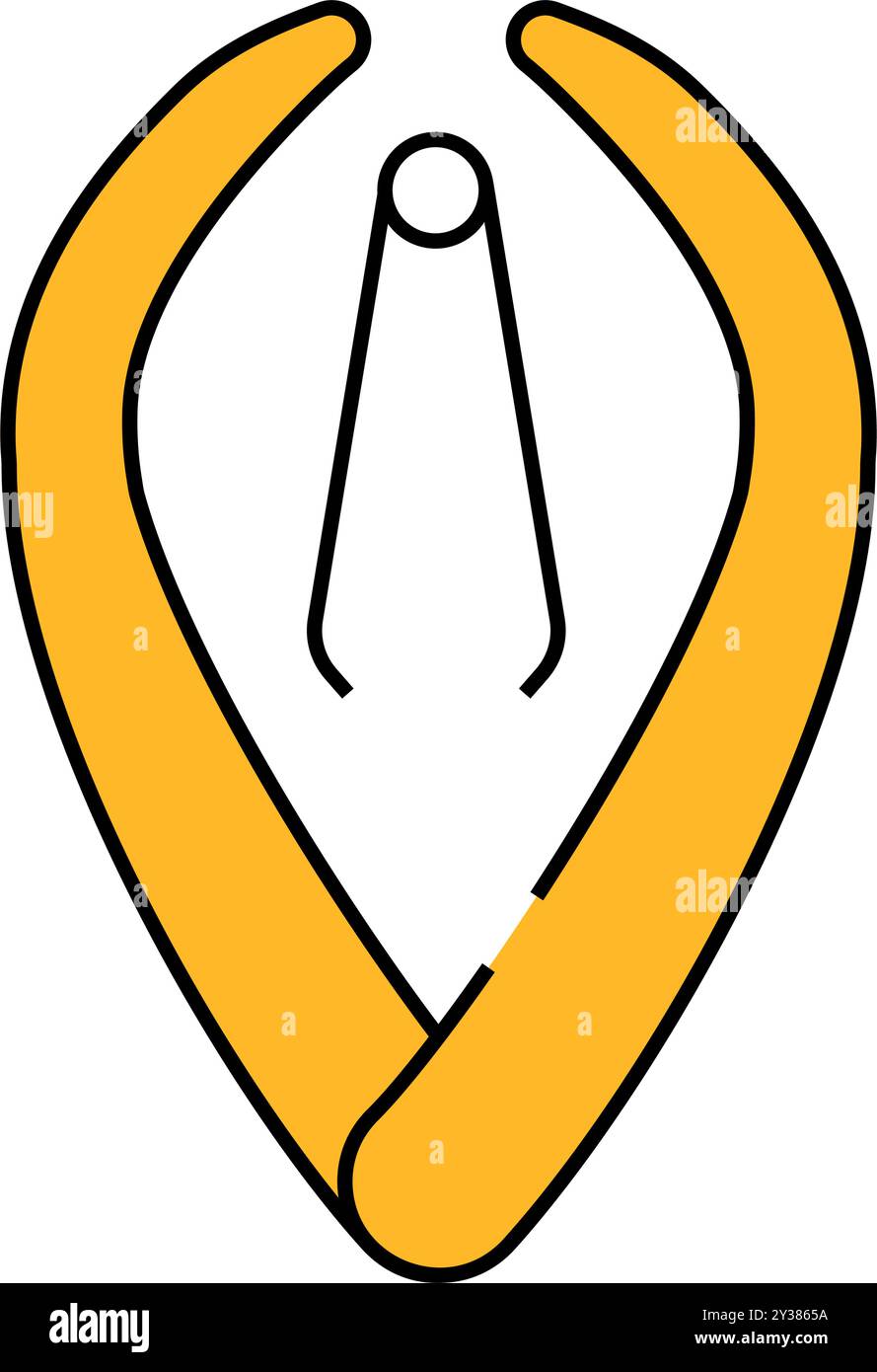 calipers pottery tool icon color illustration Stock Vector Image & Art ...