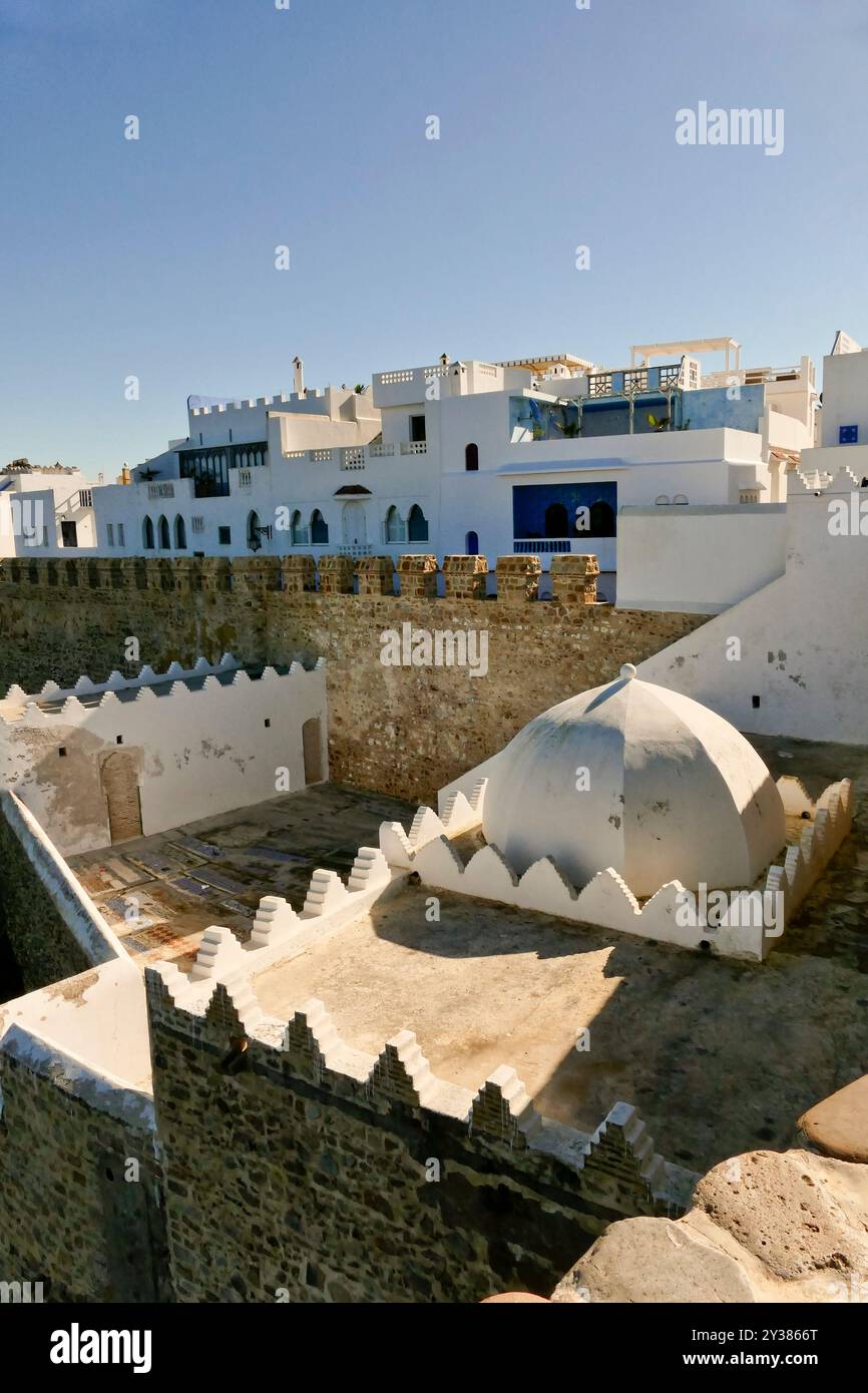 the fortified city of Asilah, on the northwestern tip of Morocco, 42 ...