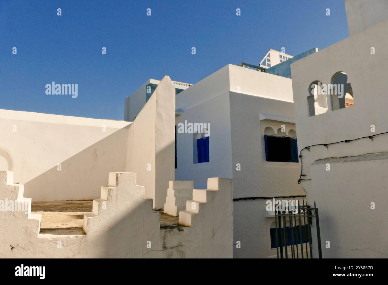 the fortified city of Asilah, on the northwestern tip of Morocco, 42 ...
