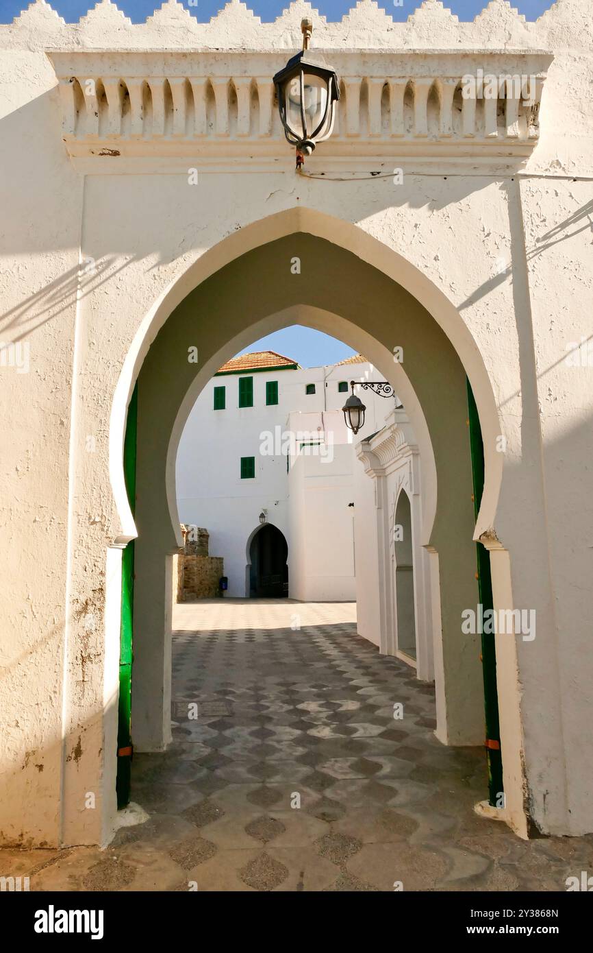 the fortified city of Asilah, on the northwestern tip of Morocco, 42 ...