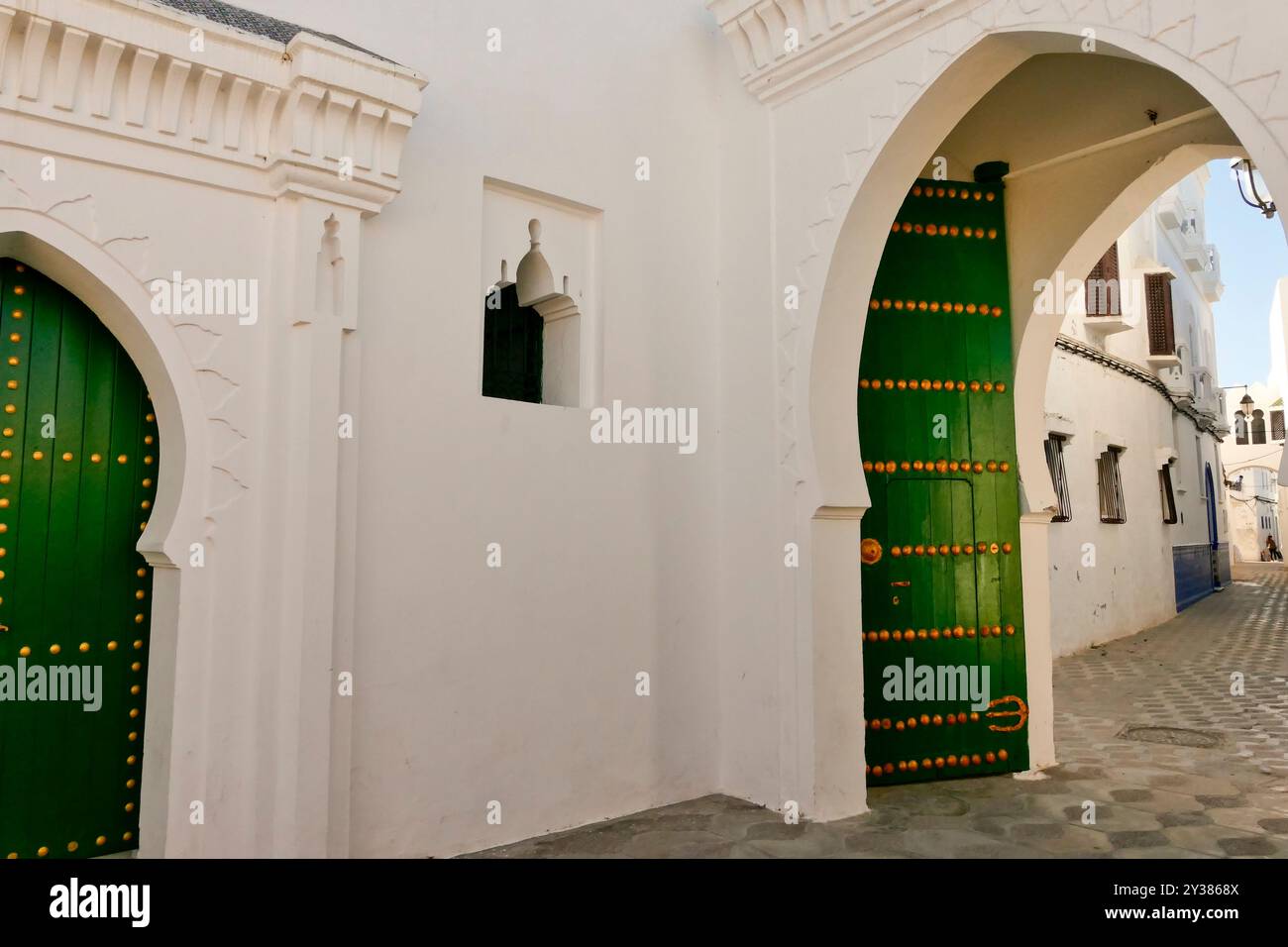 the fortified city of Asilah, on the northwestern tip of Morocco, 42 ...