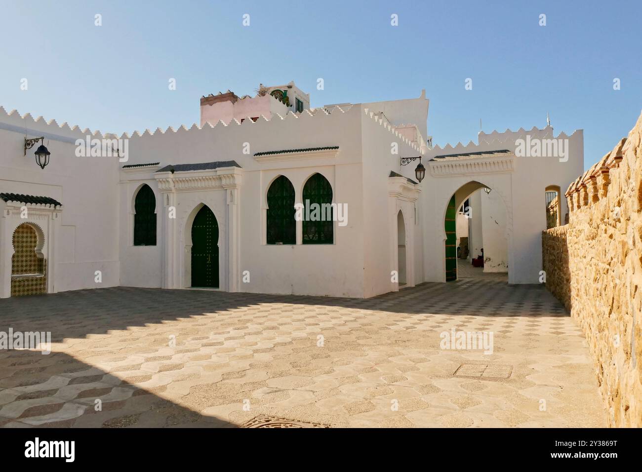 the fortified city of Asilah, on the northwestern tip of Morocco, 42 ...