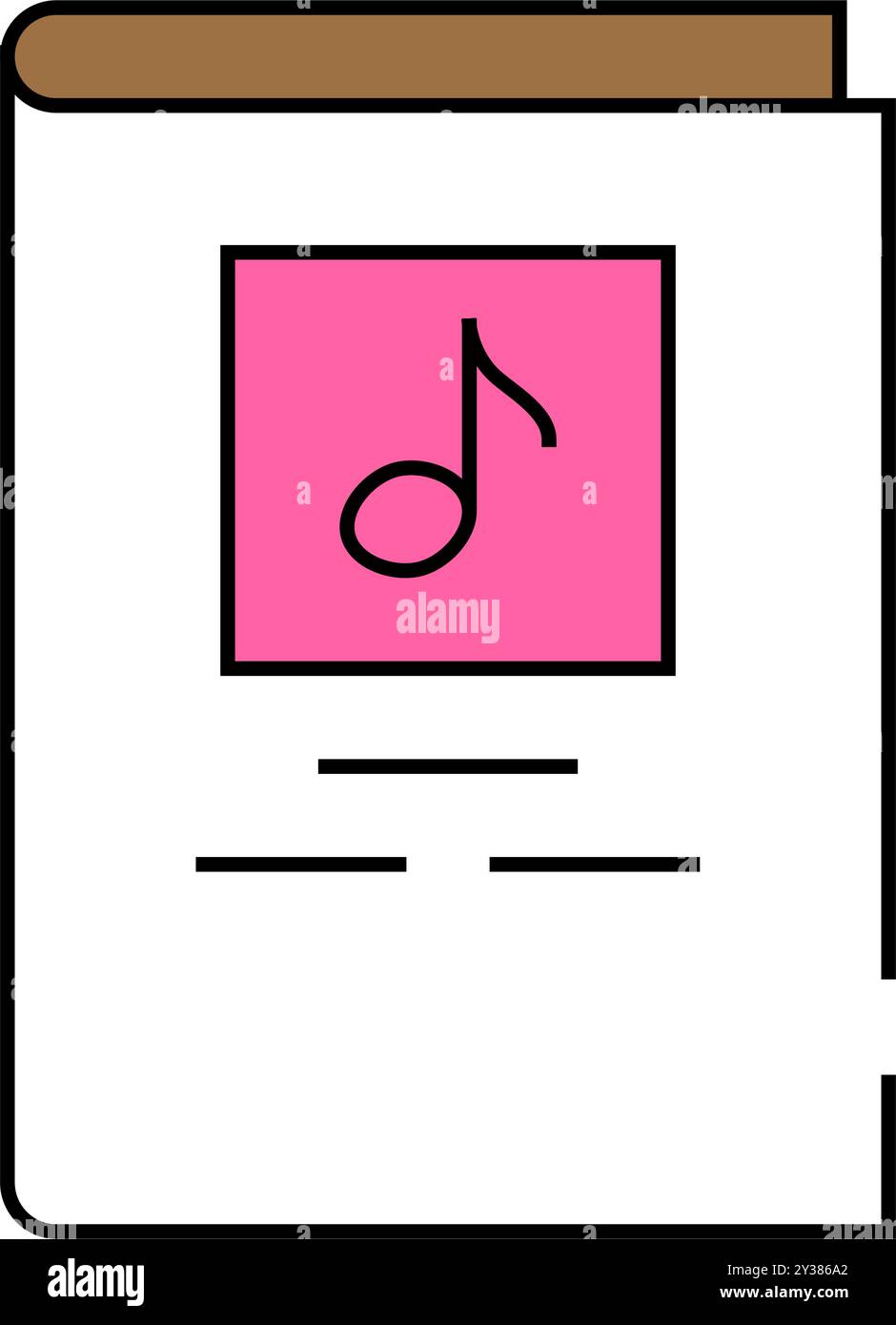 notes book icon color illustration Stock Vector Image & Art - Alamy