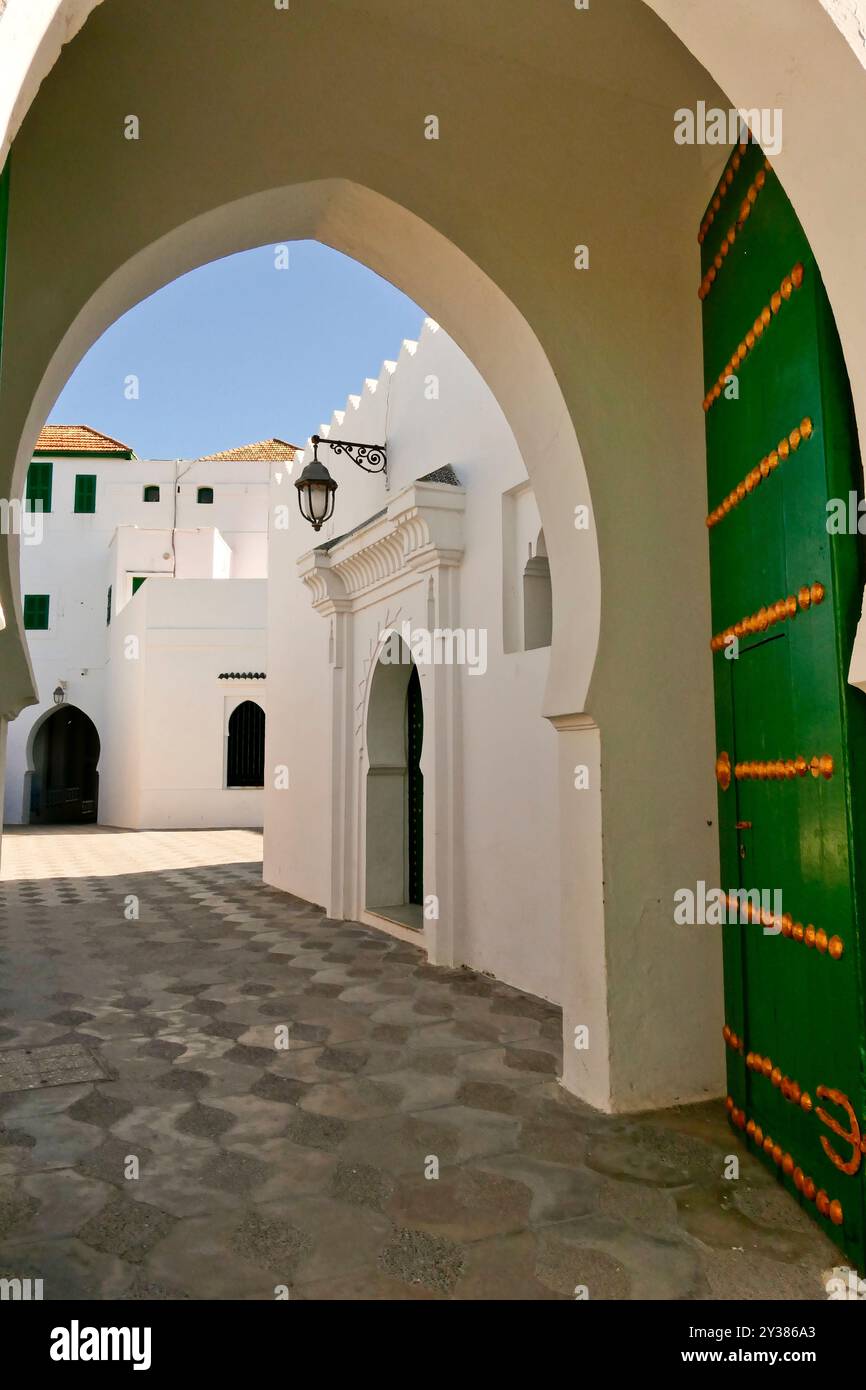 the fortified city of Asilah, on the northwestern tip of Morocco, 42 ...